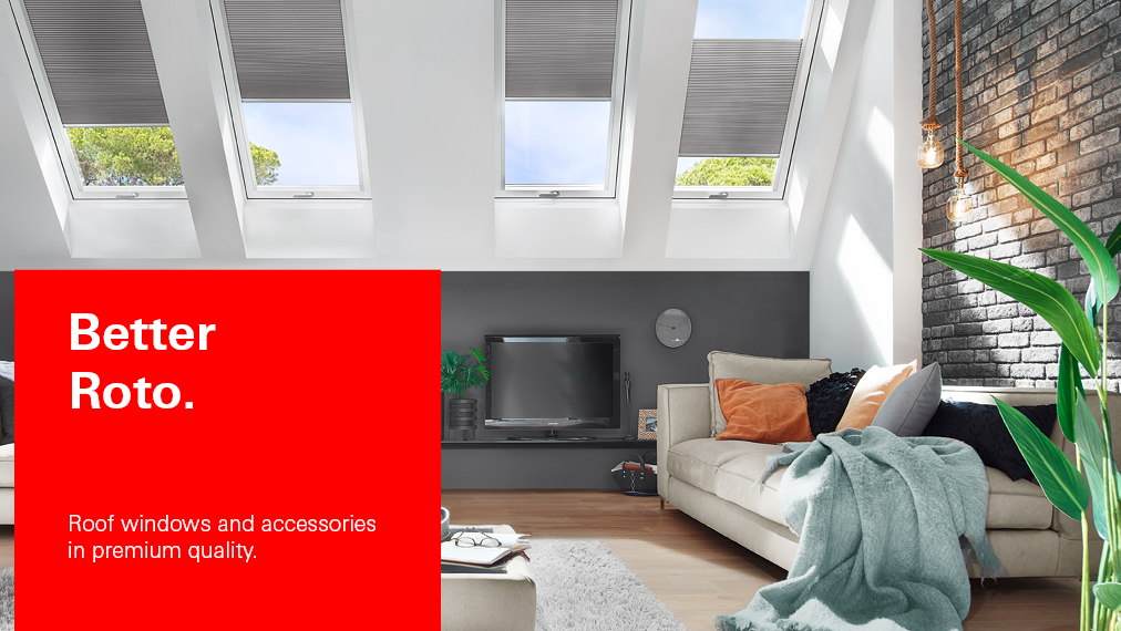 The roof window for professionals | Roto roof window