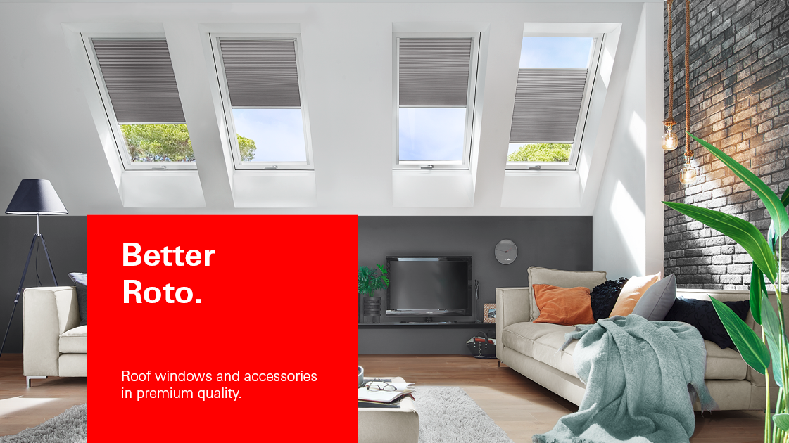 The roof window for professionals | Roto roof window