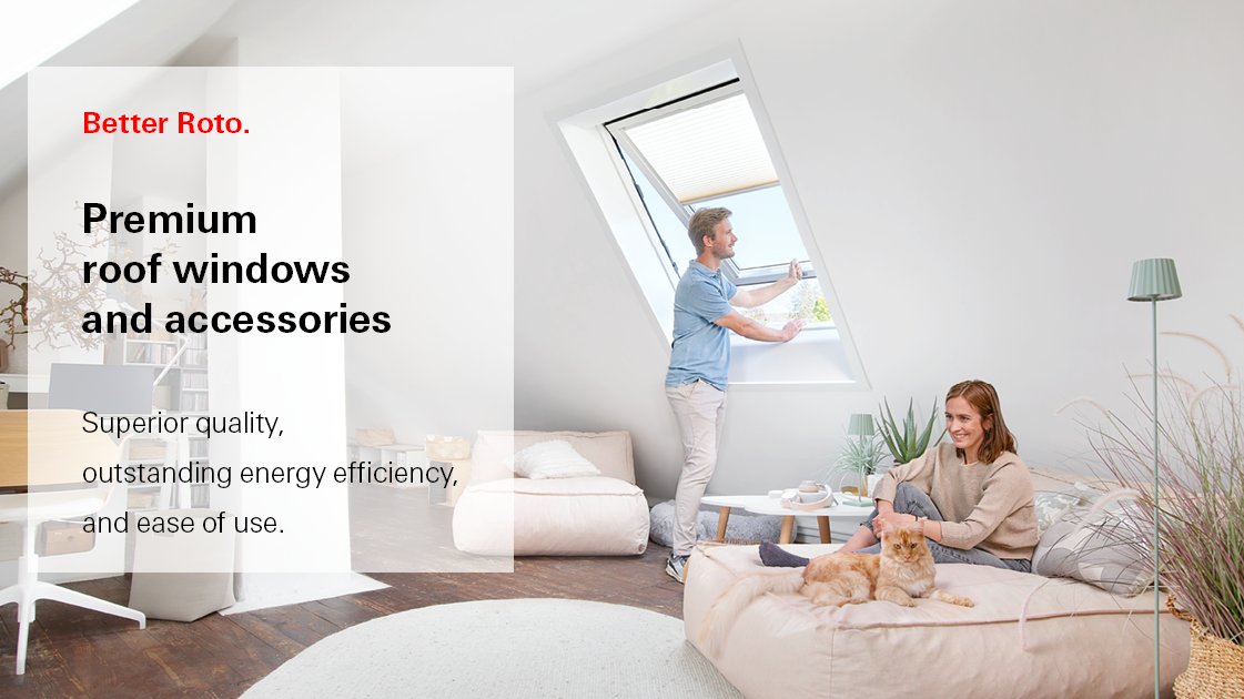 The roof window for professionals | Roto roof window