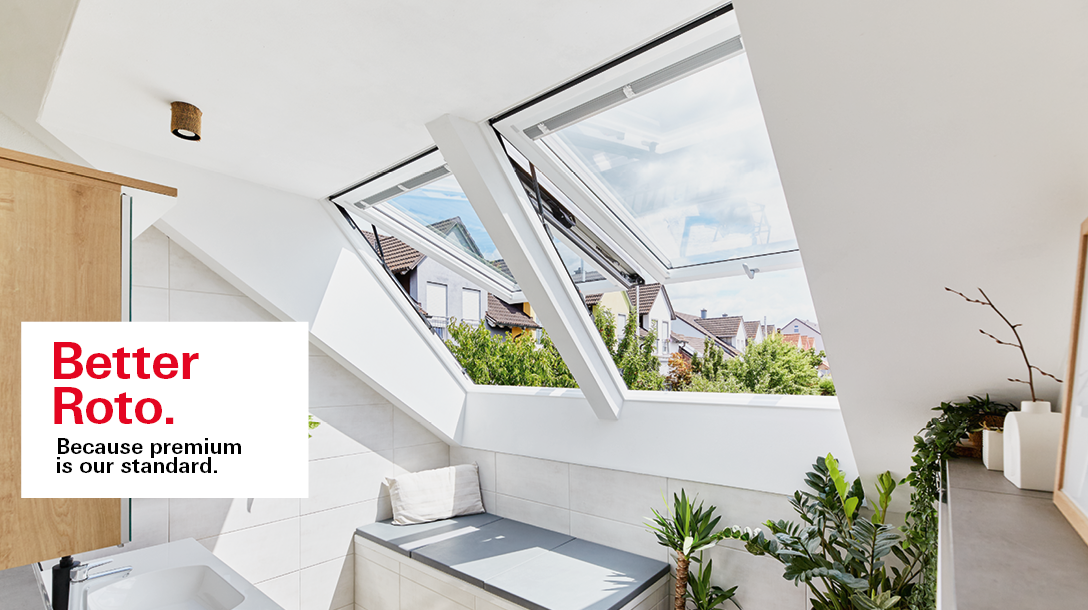 The roof window for professionals | Roto roof window